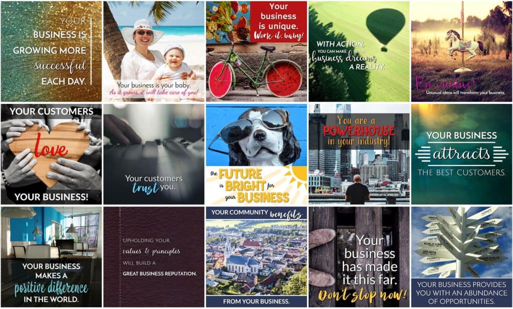 Business Encouragement Social Poster & Pep Talk Package - Pep Talk PLR